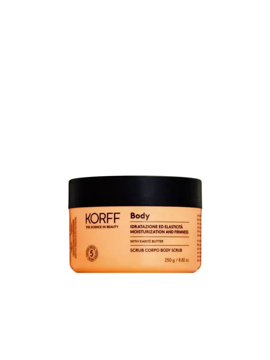 KORFF MOISTURIZATION AND FIRMNESS BODY SCRUB, Увлажн, 250мл