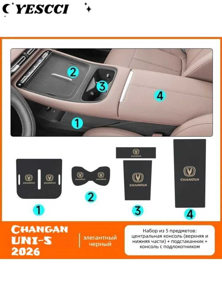 Changan UNI-S 2026 коврик для ящика для хранения, для чанган uni s 2026