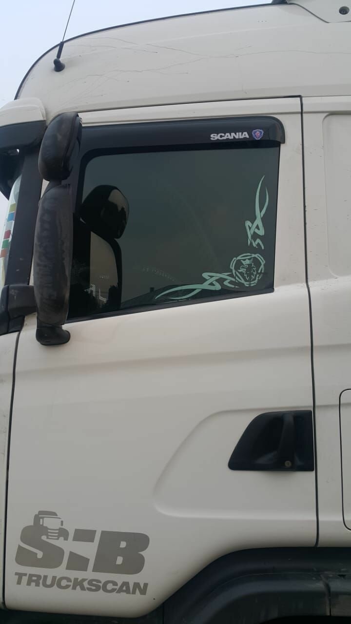 Каркасная шторка/сетка на SCANIA G, P, R(4,5 серия) скания