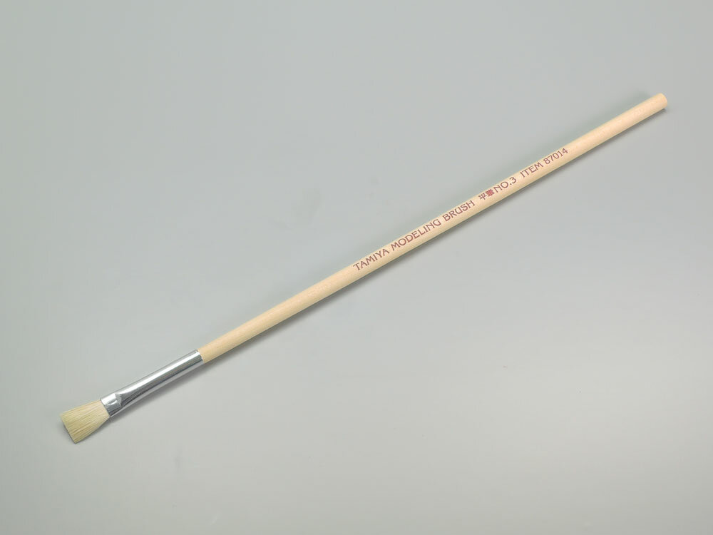 Tamiya 87014 Кисть плоская широкая Flat Brush No.3