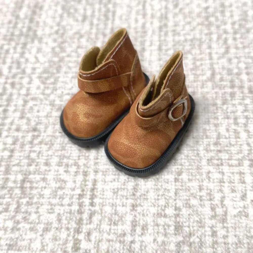 Кукольные ботинки из ПУ, 20 см Коричневый, Brown