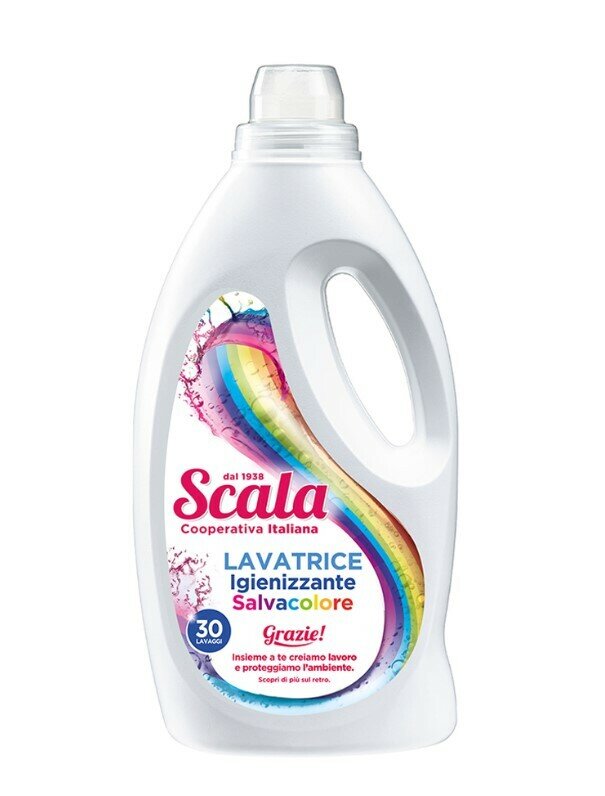 Гель для стирки Scala Lavatrice Salvacolore с эффектом сохранения цвета Deco Industrie Soc. Coop. P.A 1.5 л Италия