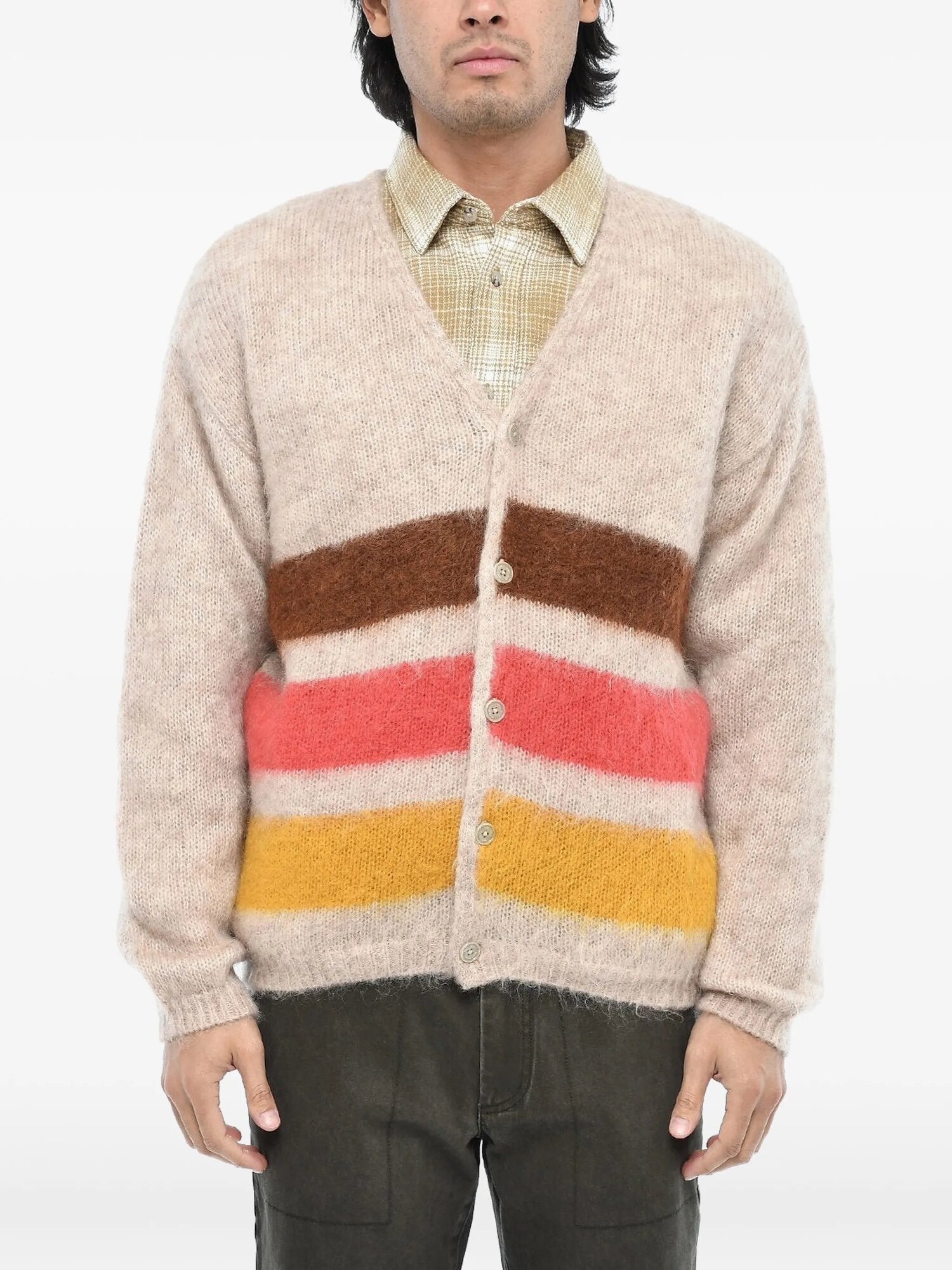 Кардиган Striped buttoned cardigan