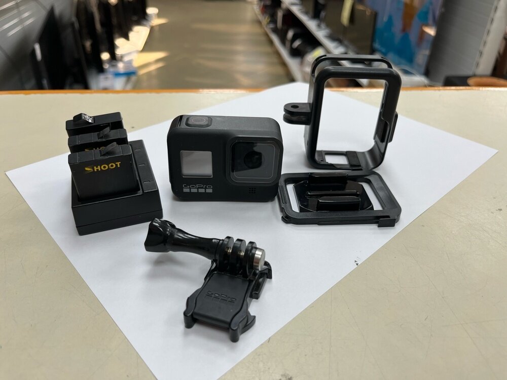 Экшн-камера GoPro HERO8 CHDHX-801, 12МП, 3840x2160, 1220 мА·ч, black edition