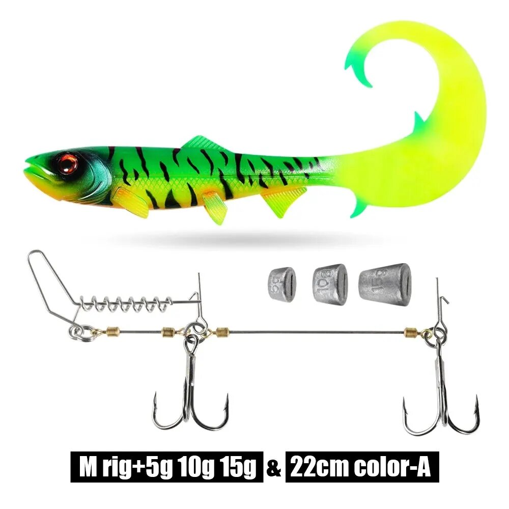 Spinpoler Fire Swimbait набор приманок для ловли щуки Color-A-M