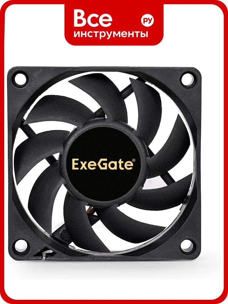 Вентилятор ExeGate EX06010S3P 60x60x10 мм подшипник скольжения 3pin 3500RPM 25dBA 253944