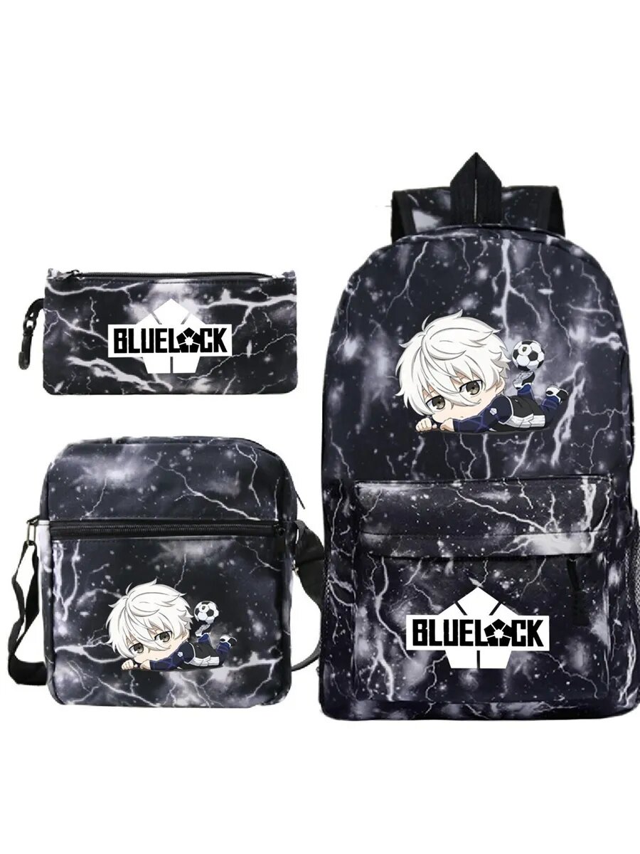 Рюкзак Синяя Тюрьма Блю Лок Blue Lock