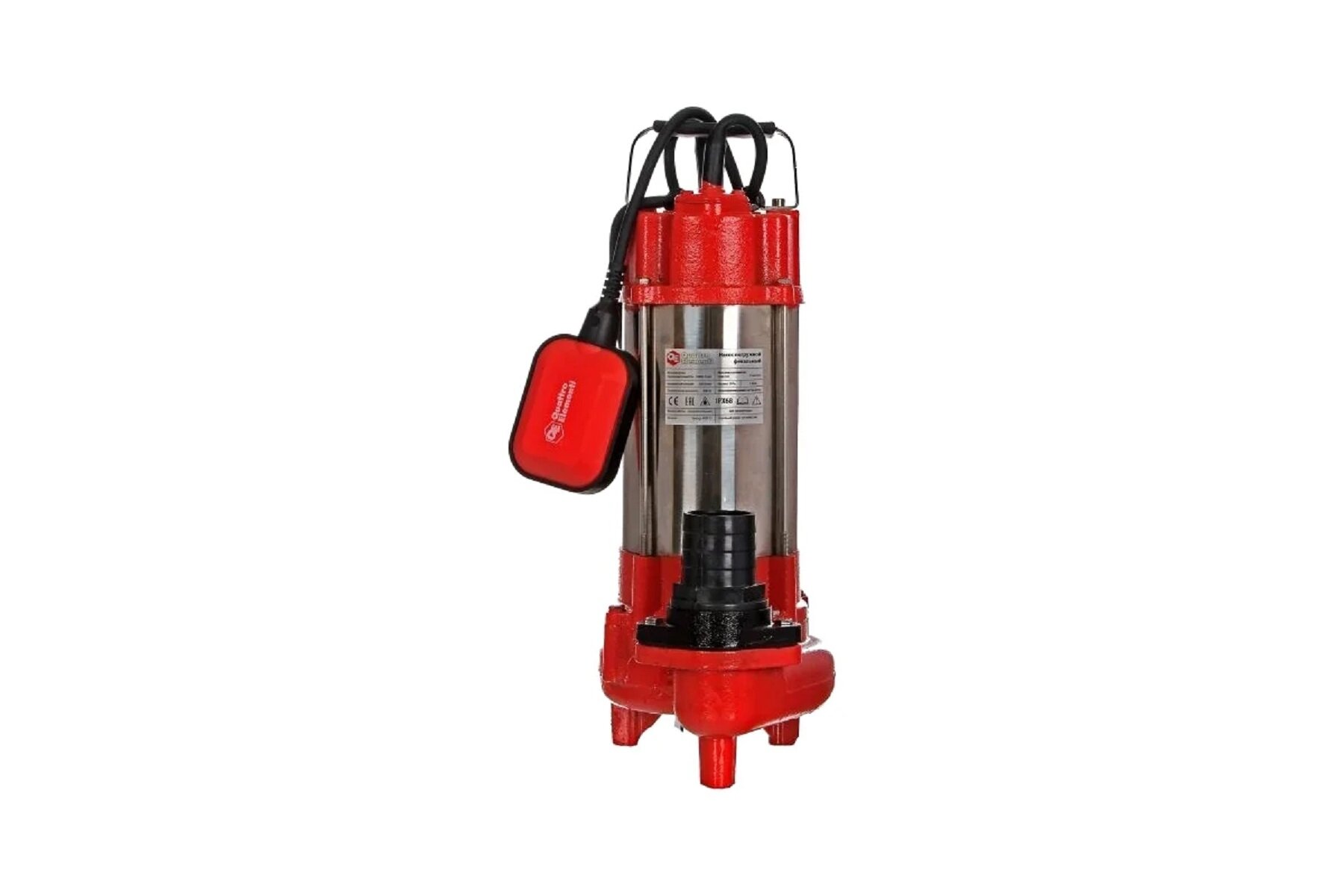 Насос фекальный Quattro Elementi Sewage 800F Ci (800 Вт, 18000 л/ч, для грязной)