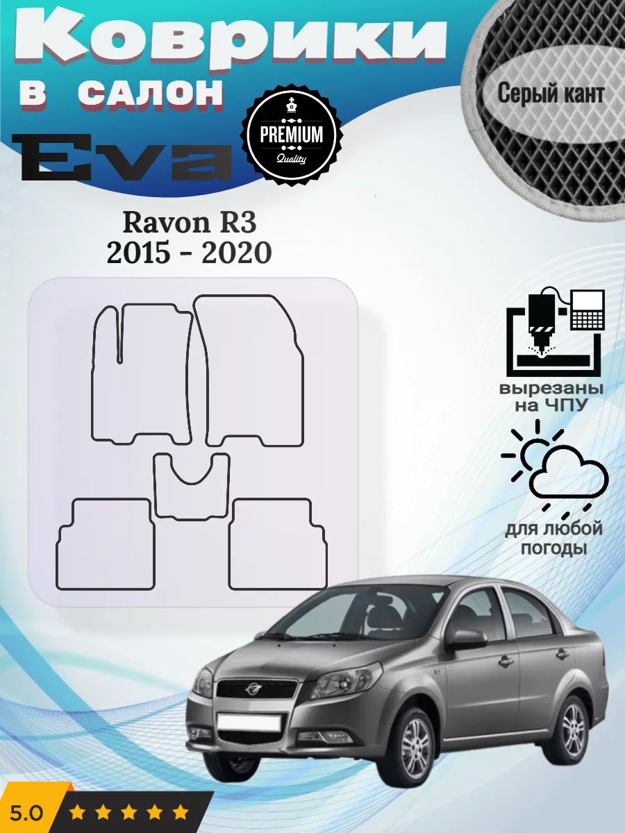 Eva Эва коврики Ravon R3 2015 - 2020