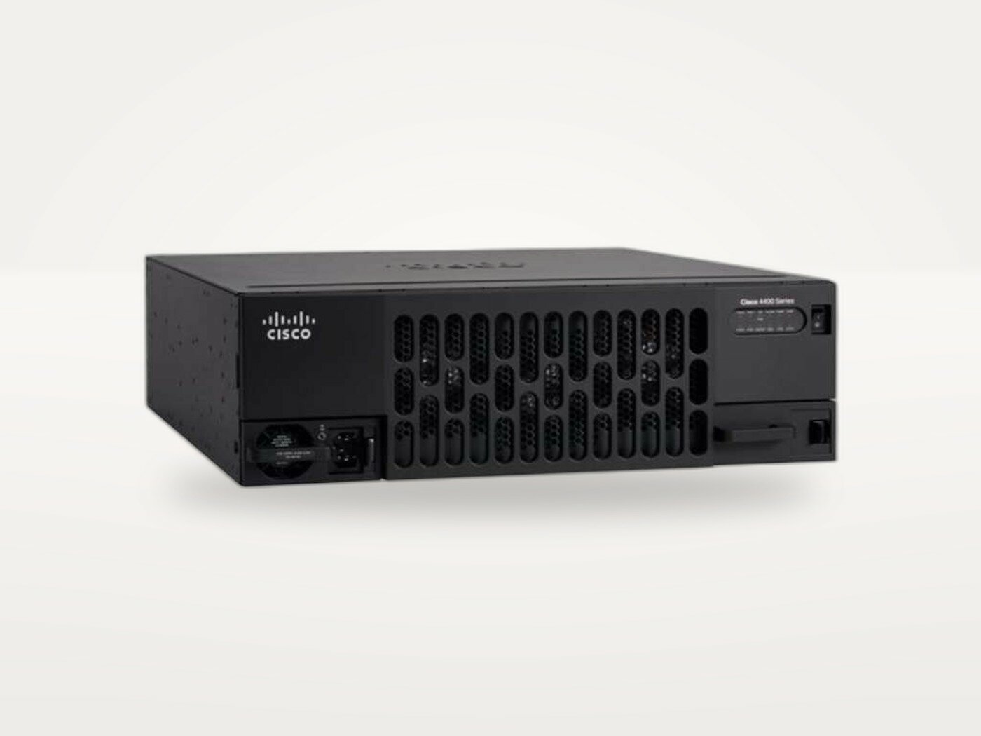 Маршрутизатор CISCO ISR4461/K9 w/4GE, 3 NIM, 1 ISC, 3 SM, 8GB Flash Mem, 2GB DRAM (data plane), 4GB DRAM default (contr