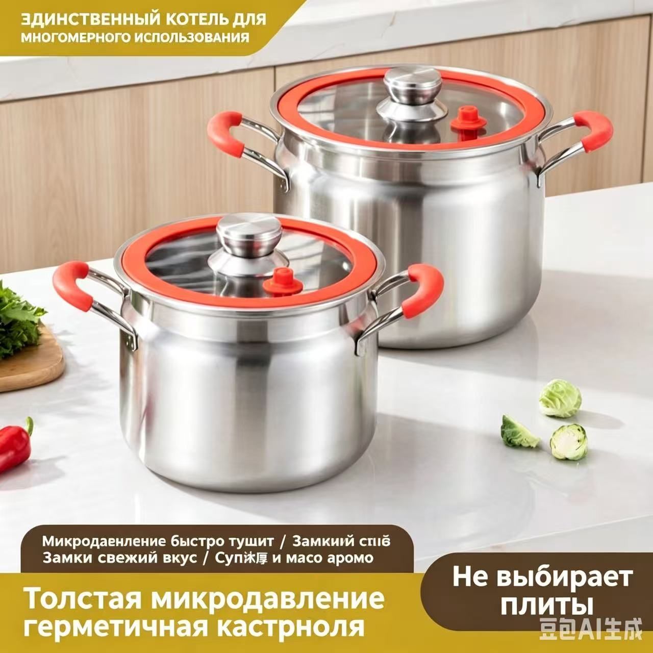 Мантоварка 4 яруса 10 л нержавеющая сталь