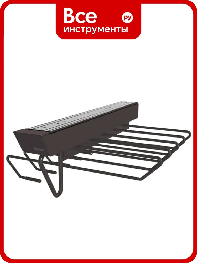 Выдвижная вешалка для брюк Mebax 450-145 425х145х350 мм, коричневый 00-00001114