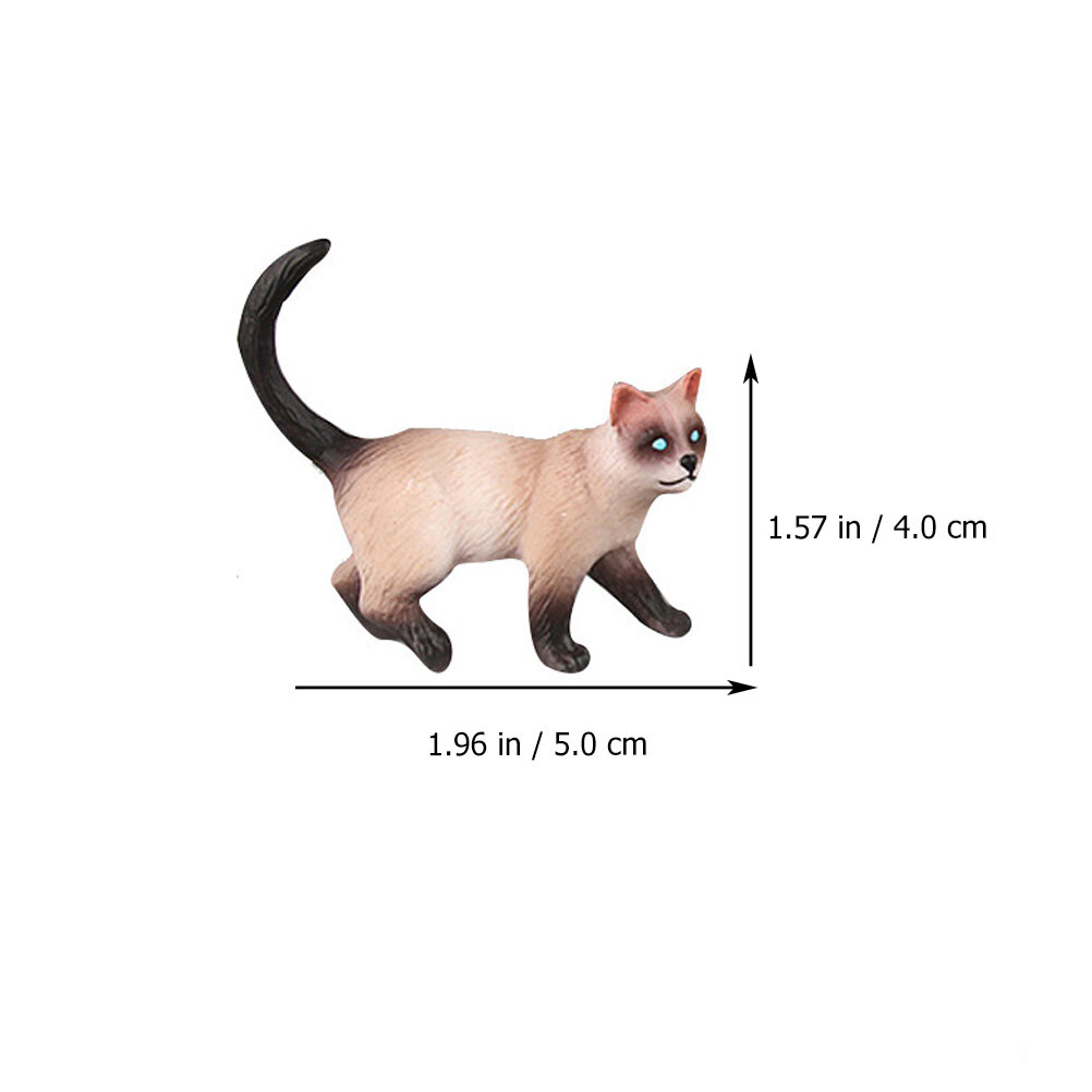 Игрушка В Forme Кота 1 Набор Модель Кота Для Детей Творческая Игрушка 5X4Cm