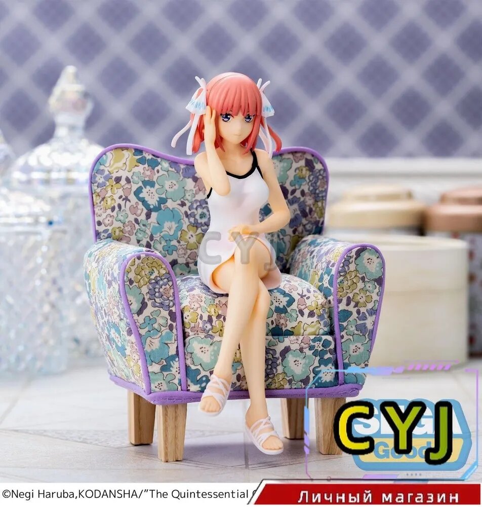 SEGA Аниме фигура/The Quintessential Quintuplets PM Chokonose Figure Nakano Nino/CYJ