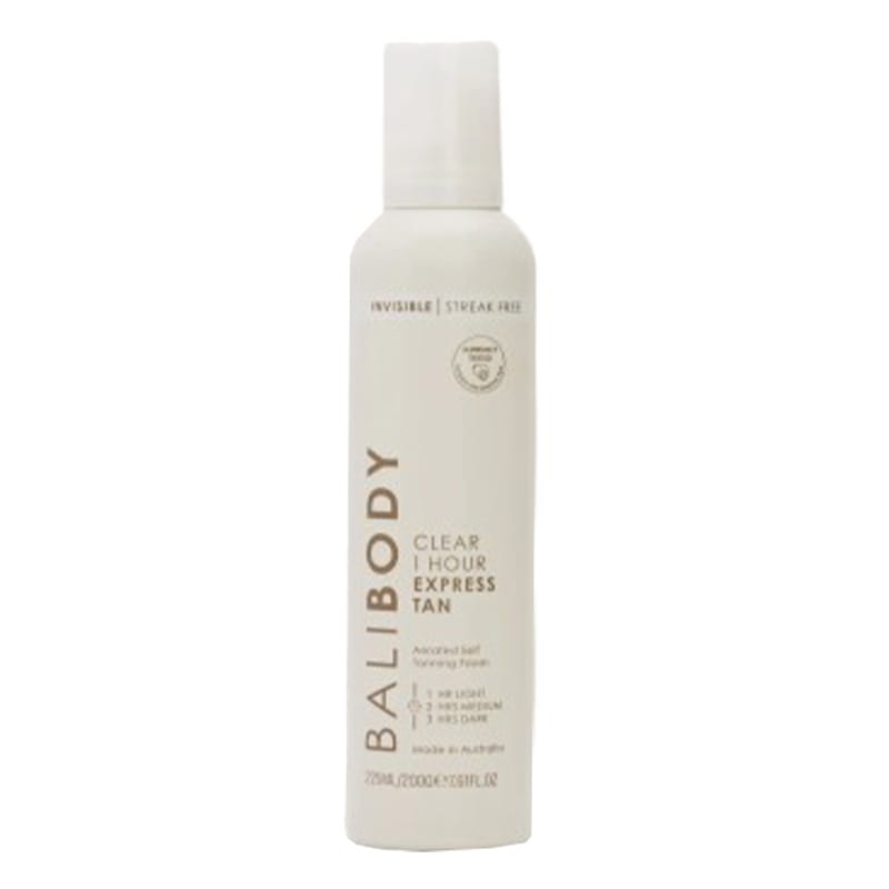 Автозагар Bali Body Clear 1 Hour Express Self Tan бесцветная экспресс-пена для автозагара 225 мл