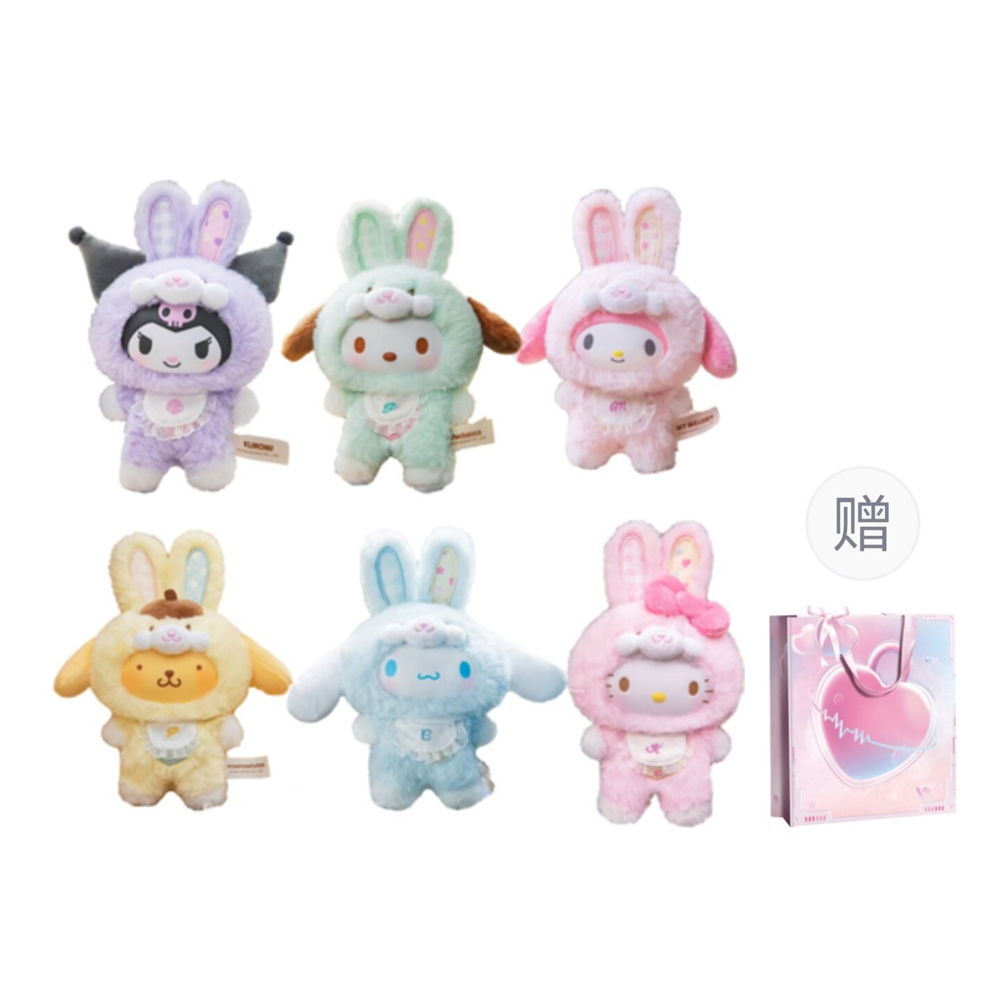 TOP TOY X Sanrio Family Эльф Кролик Малыш Слепые коробки 1 слепая коробка целая коробка 6 шт