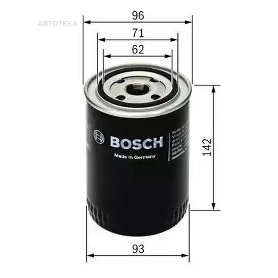 Фильтр масляный BOSCH 0451104063