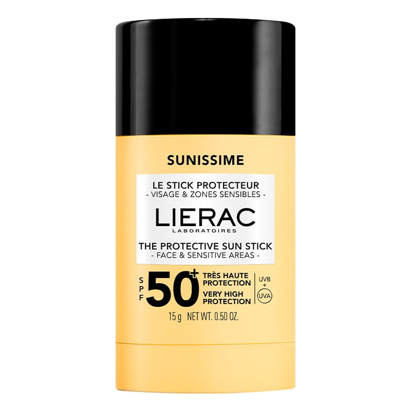 Средство солнцезащитное Lierac The Protective Sun Stick SPF 50+ Face And Sensitive Areas Защитный стик SPF 50+ для чувствительной кожи 15 г