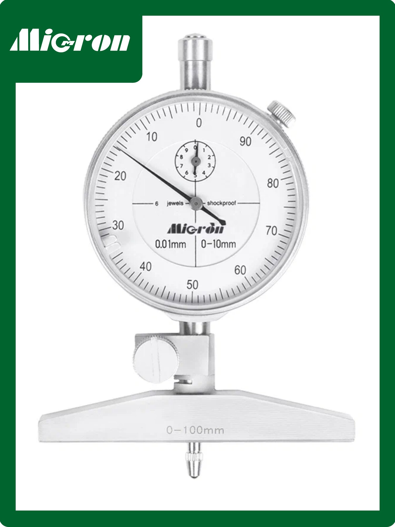 Глубиномер индикаторный Micron ГИ-100 0.01 (грси № 94065-24)