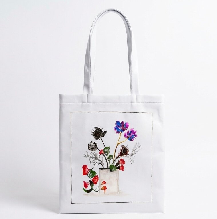 Сумка шоппер Весенние цветы