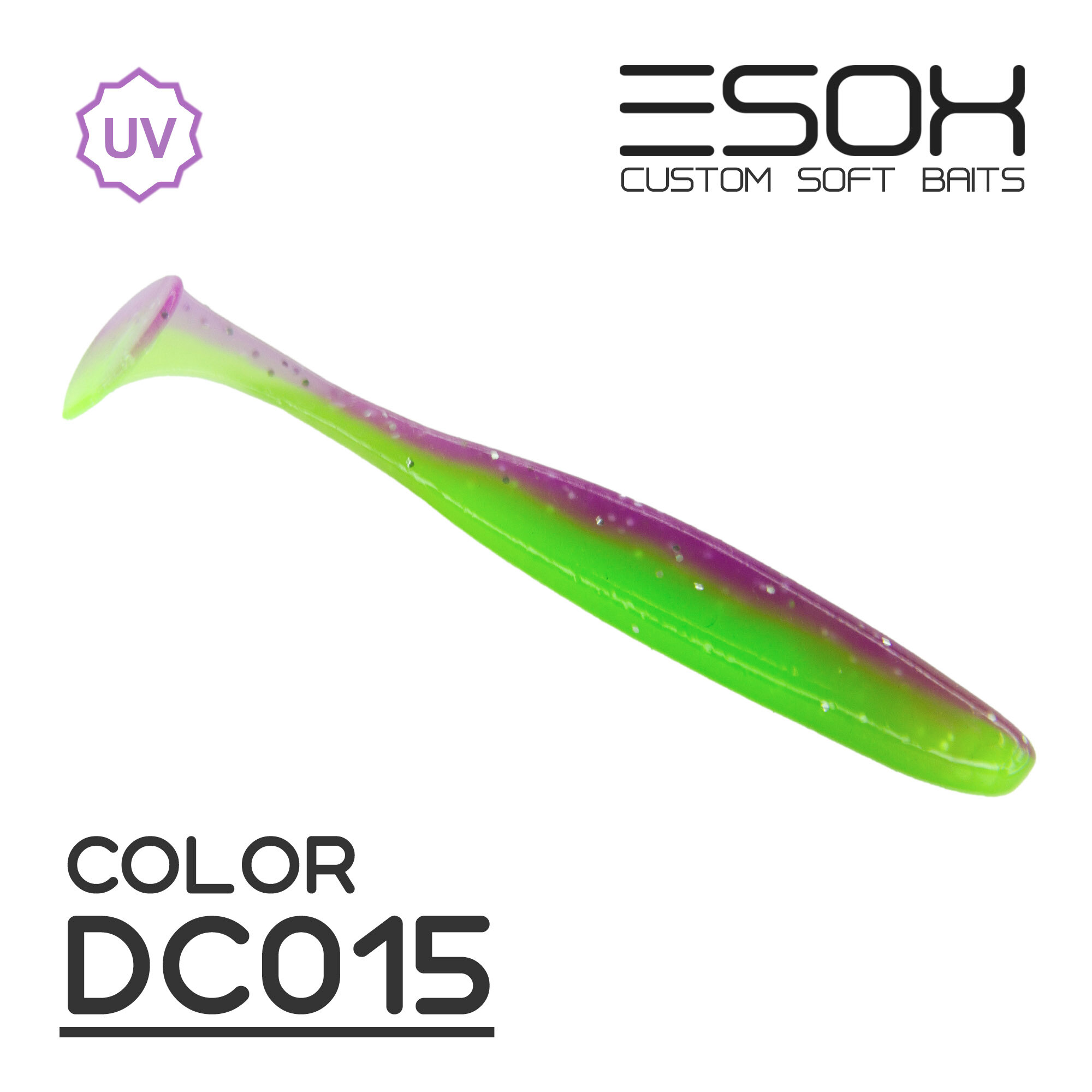 Мягкая приманка для рыбалки ESOX Sheasy 3.6" (92мм) 5 шт.