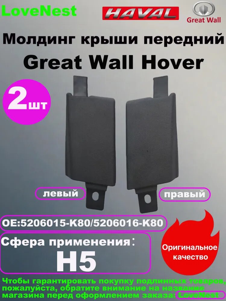 Молдинг автомобильный на кузов, 2 шт.