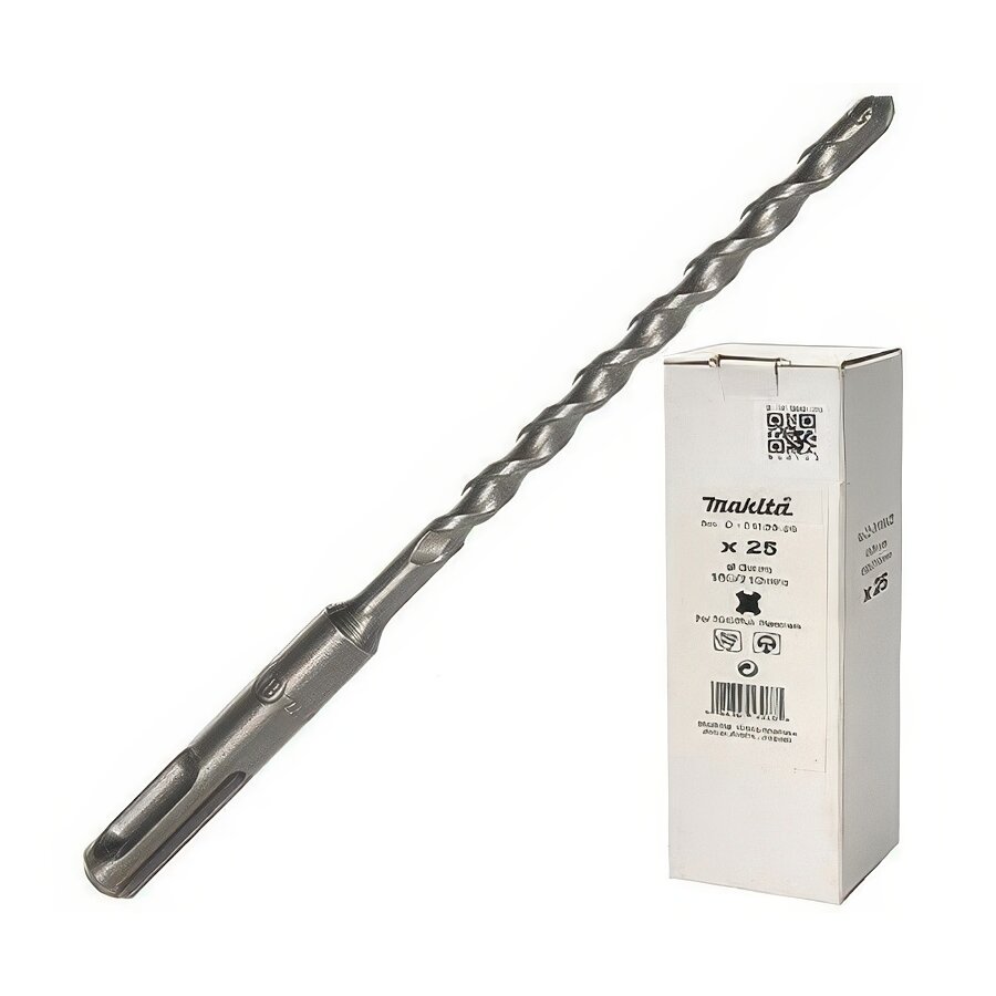 Набор буров Makita, SDS-PLUS, размер 6x100x160 мм, 25 штук, D-61961