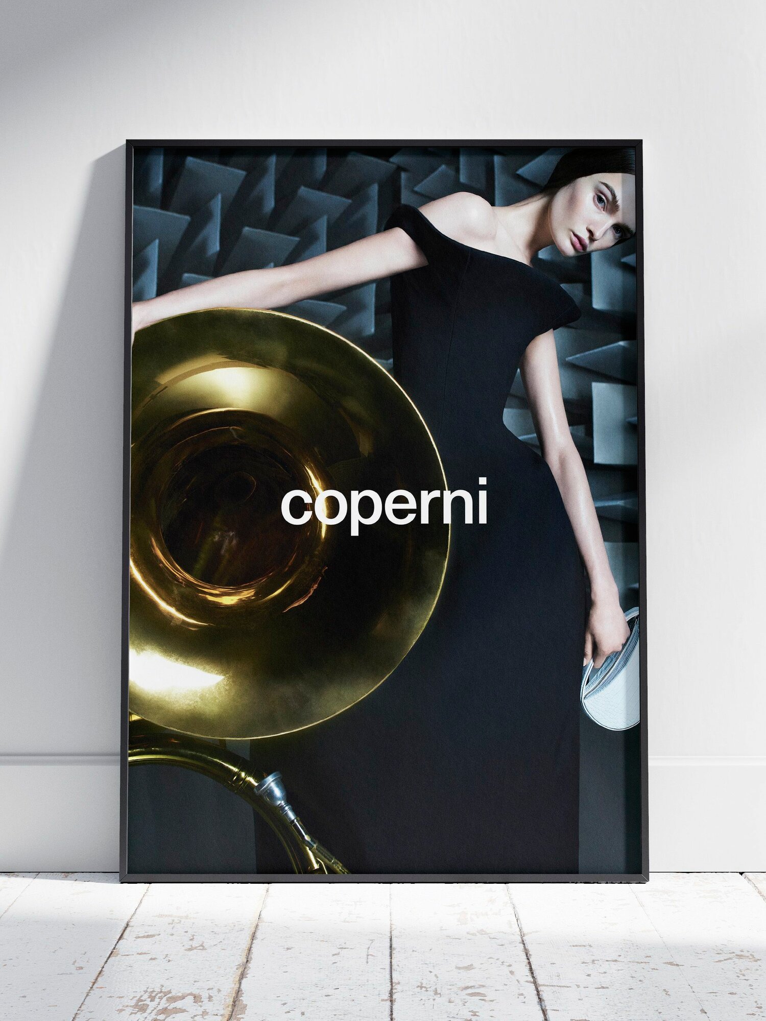Плакат на стену для интерьера Коперни (Coperni 2) - Постер по модели, бренду и моде формата A4 (21x30 см)