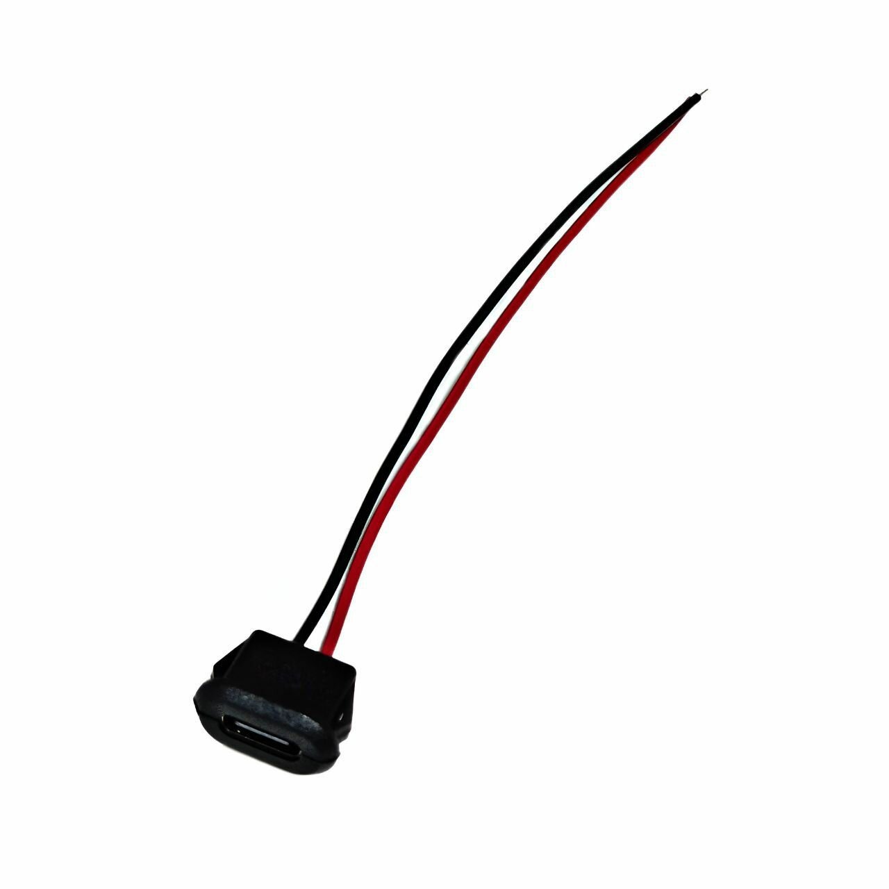 1 шт Разъем TYPE-C-2Pin-Y 5 А 20 В, длина кабеля 105 мм, 2 контакта под пайку