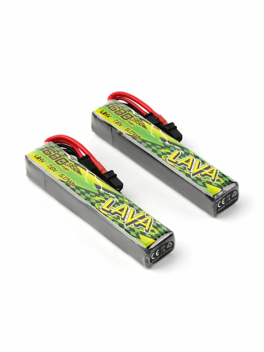 Аккумуляторы LiHV BetaFPV LAVA II (2S, 680mAh, 95C, XT30), 2шт.
