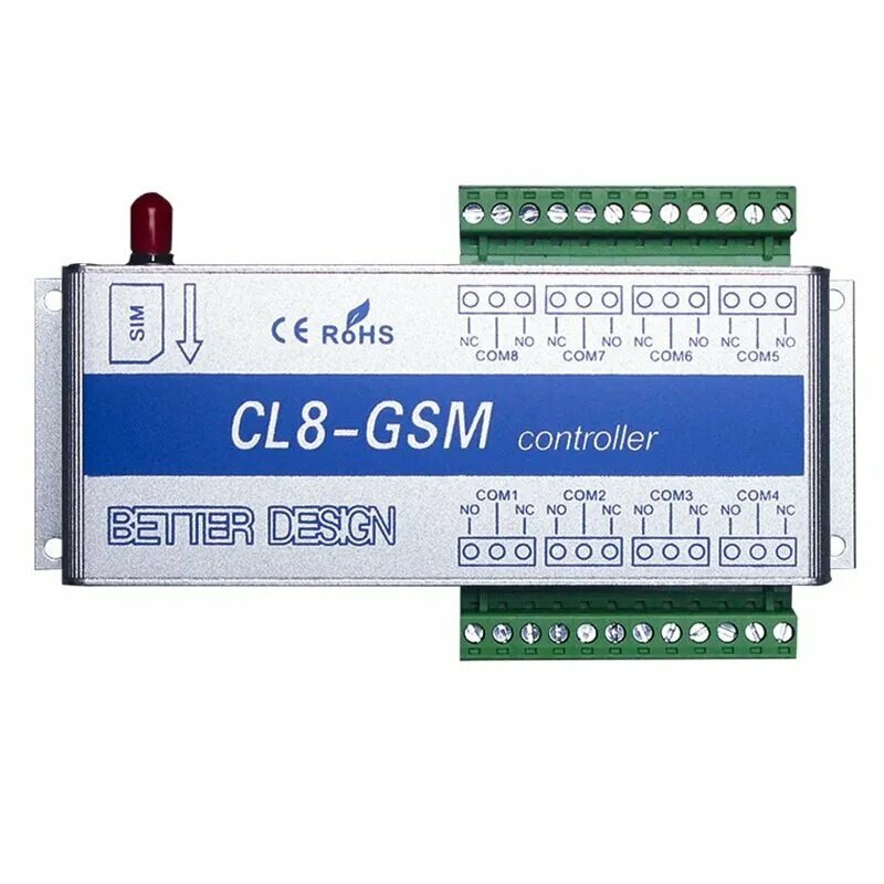 CL8-GSM Реле дистанционного управления мобильным телефоном Smart Switch-EU Plug