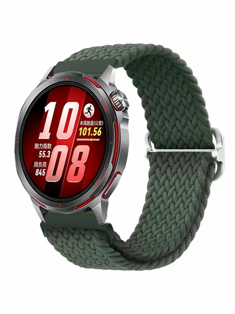 22 мм нейлон плетеный петельный ремень для Huawei Watch GT Runner 2 спортивный браслет браслет