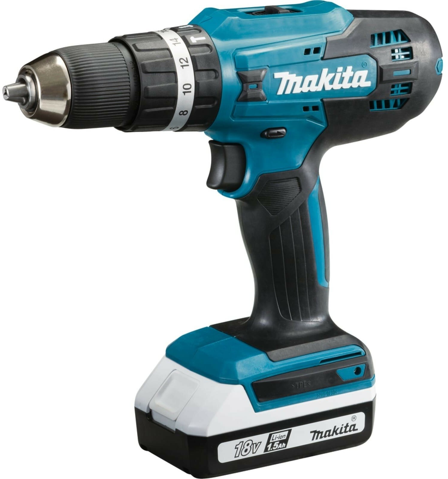Аккумуляторная ударная дрель-шуруповерт Makita G-серия HP488DWE