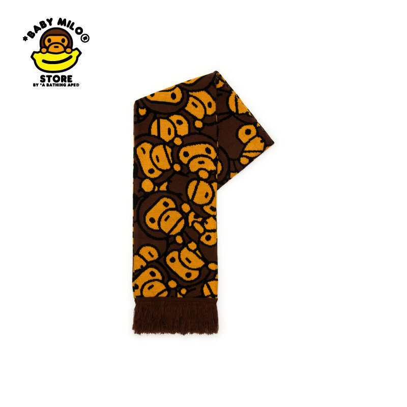 Шарф AAPE BY A BATHING APE для женщин, one size, коричневый — фото 1