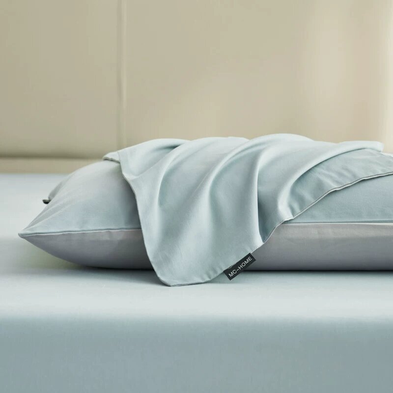 Наволочки MUJI, чистый хлопок, стираный хлопок, пара наволочек, 48смx74см, защита для одной подушки. 48 см x 74
