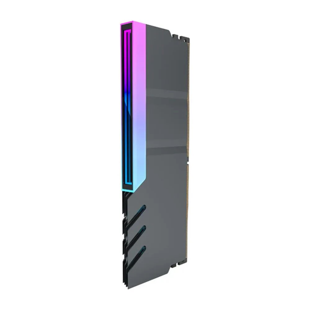 ARGB-радиатор для оперативной памяти DDR4 и DDR5, алюминиевый, чёрный, 5 В, 3 контакта