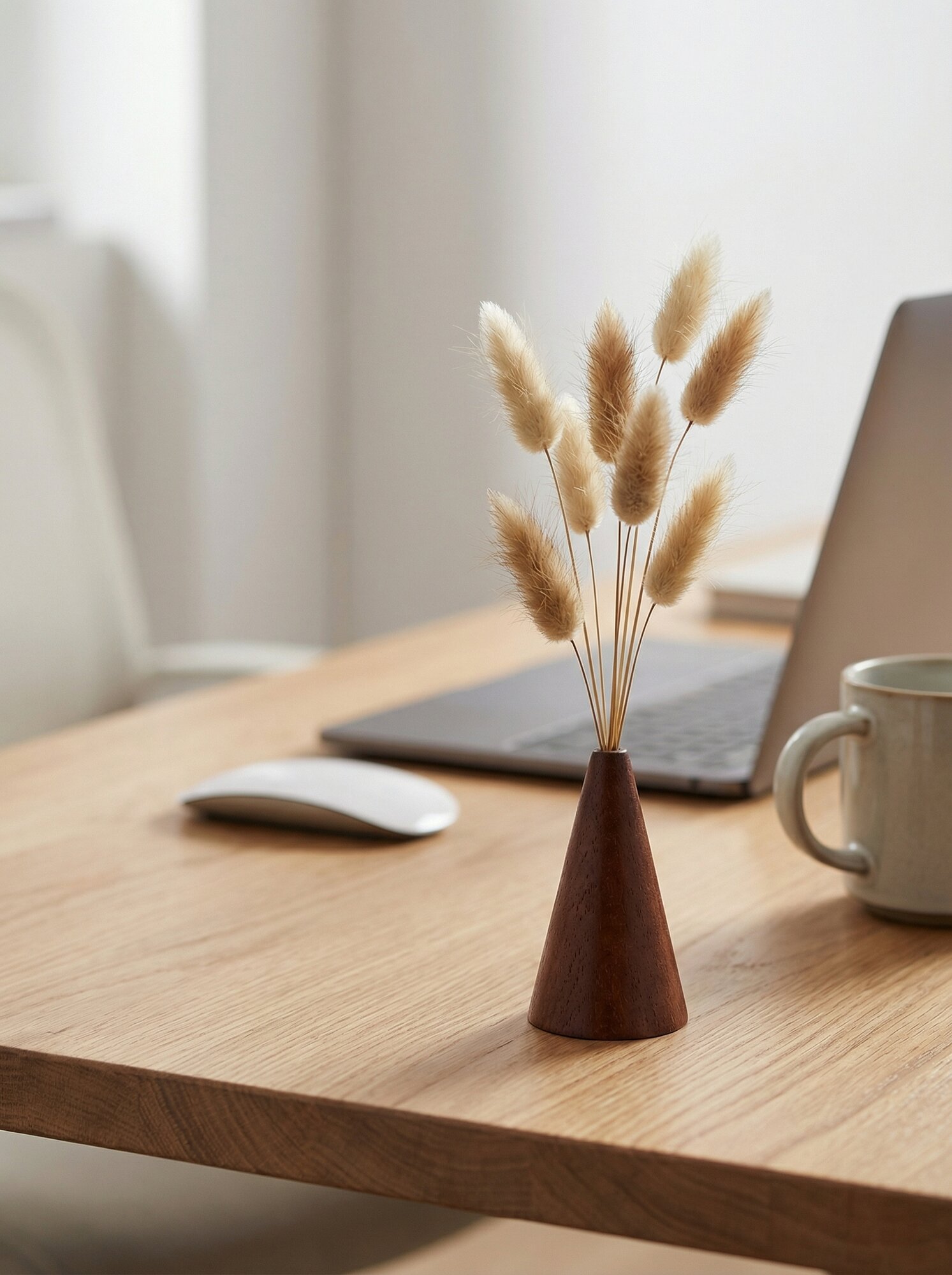 Мини ваза Stylish Nature, для сухоцветов, ручная работа, 8 см