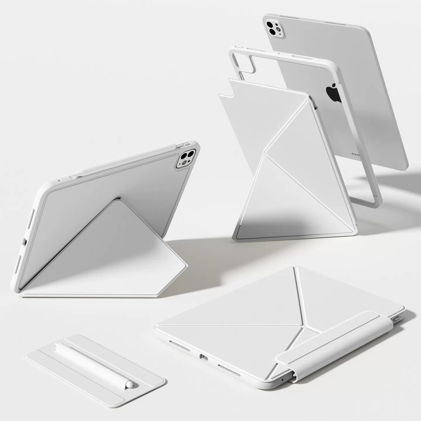 Ультра-прочная защитная чехол для iPad Mini6/7, 8.3 дюйма, магнитный ободок, цвет Дымчато-серый, премиальная защита