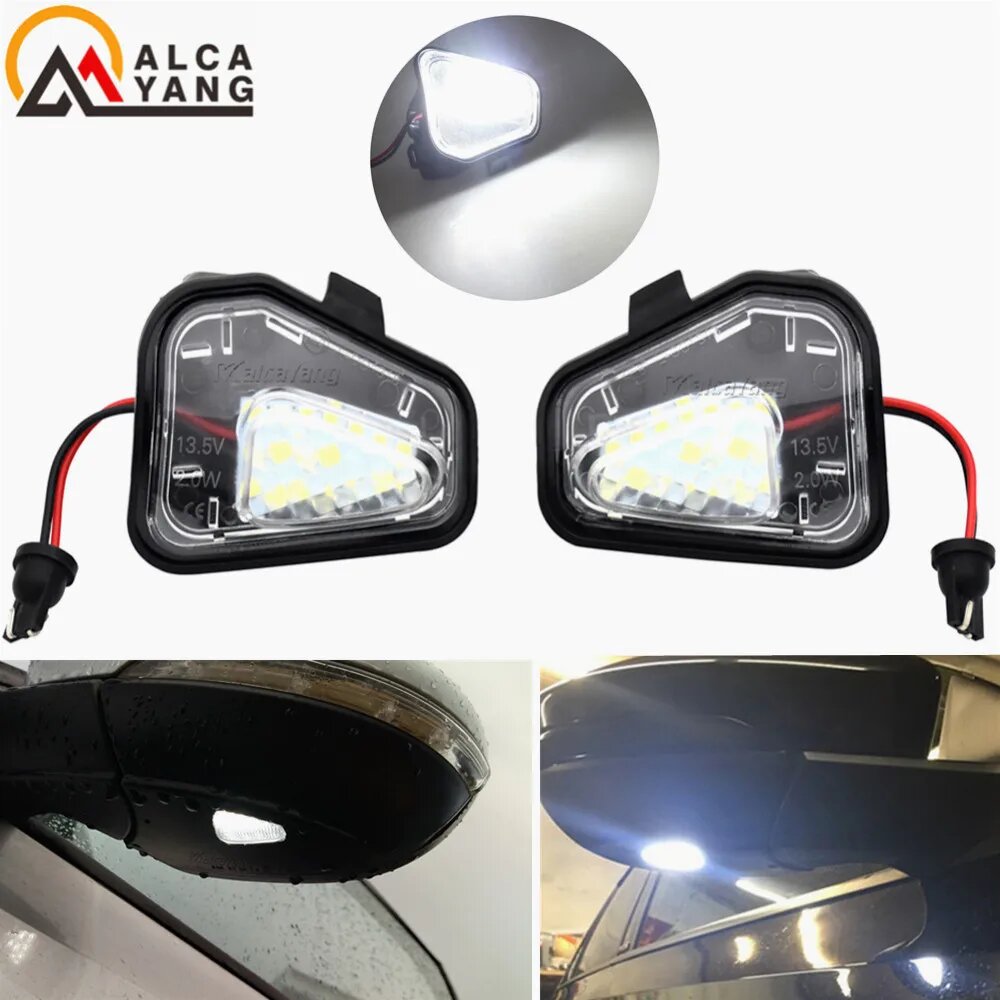 2 Упаковки SMD Белых Светодиодных Модулей Для Дорожек, Газонов, VW Passat CC, Scirocco, Jetta MK6, EOS, Подсветки Под Зеркалом