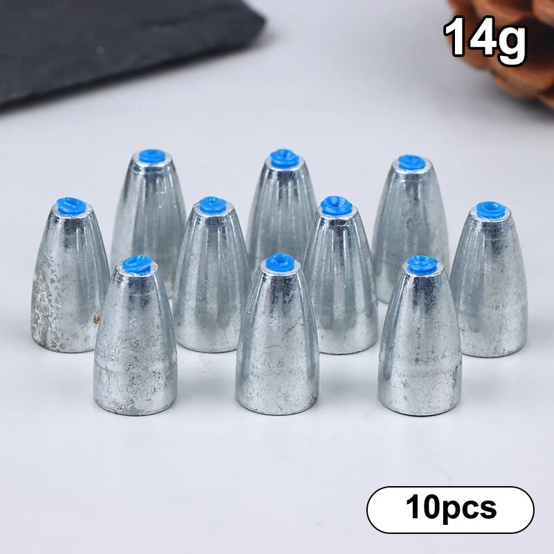 Грузила вольфрамовые 14g, 10 шт, цвет 5
