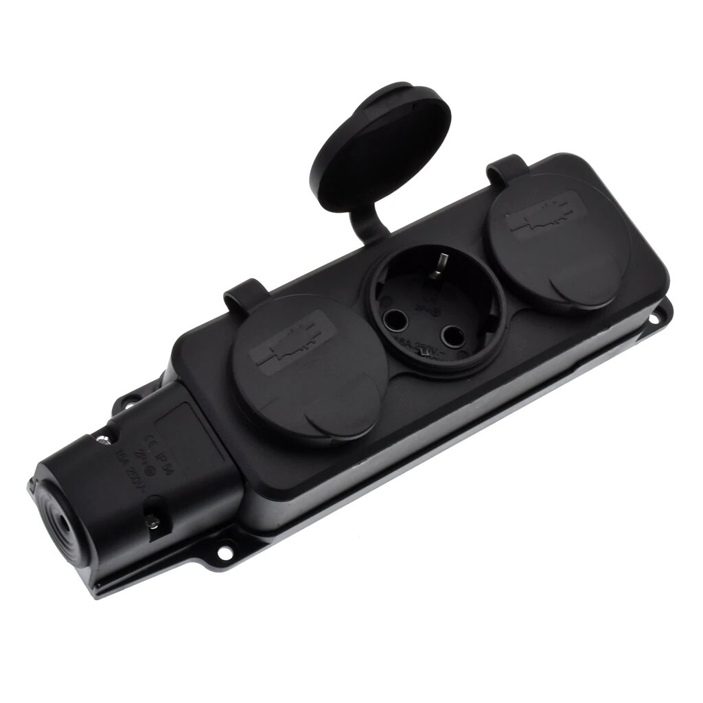 Промышленная розетка VOSORON 16А 250В, 3 Way, IP44
