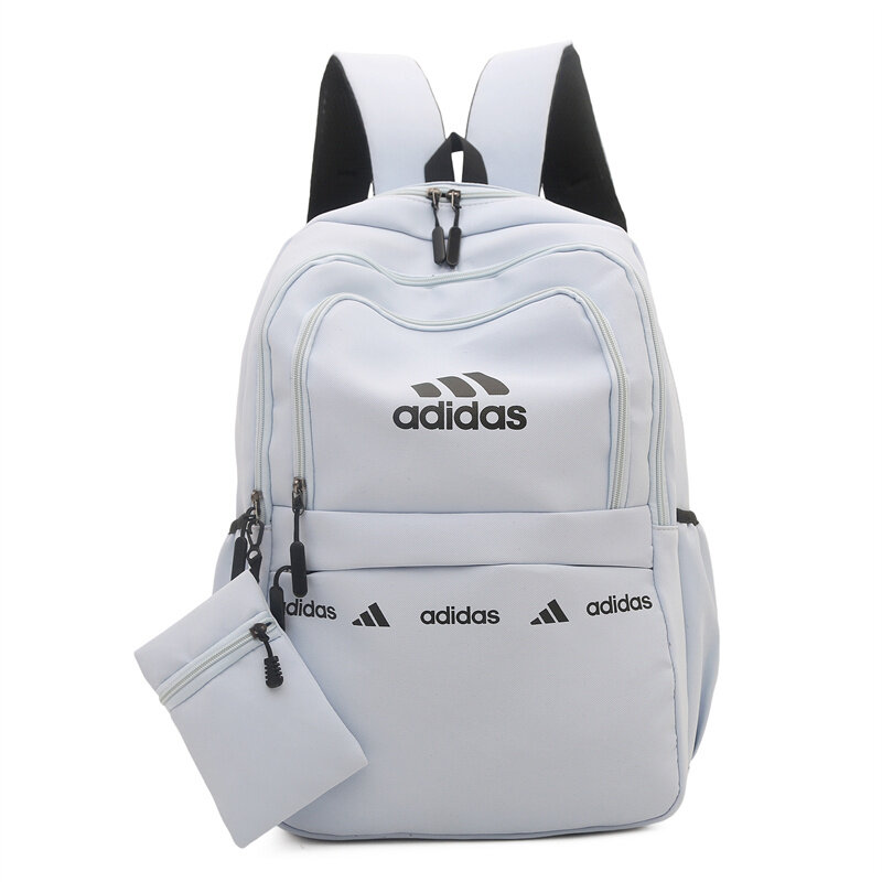Вместительный легкий школьный рюкзак Adidas для учащихся средней школы, сумка для ноутбука，С портативной сумкой