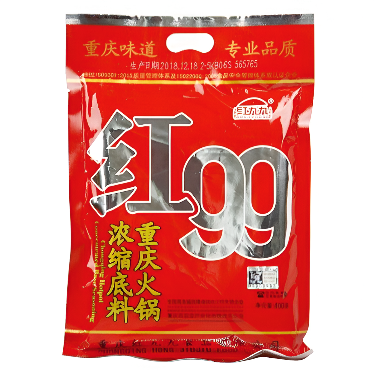 Основа для приготовления хого CHONGQING, неострая, в вакуумном пакете, 400г