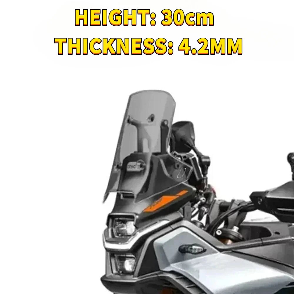 Для CFMOTO 450MT MT450 ветровое стекло переднее лобовое стекло 450MT приподнятое лобовое стекло для cf moto 450MT аксессуары