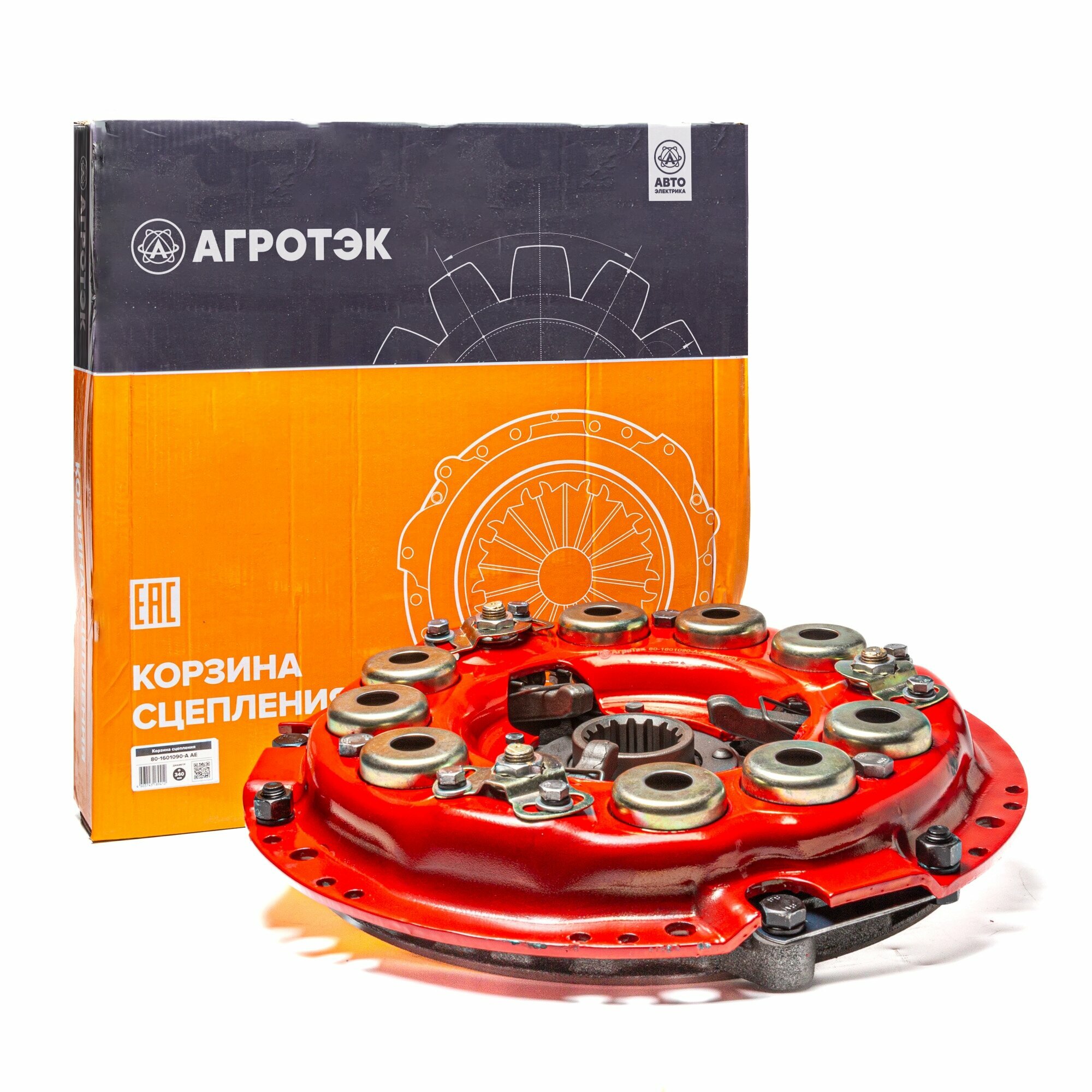 Корзина сцепления, аналог 80-1601090, для МТЗ 80, 82 арт. 801601090АAE АгроТэк