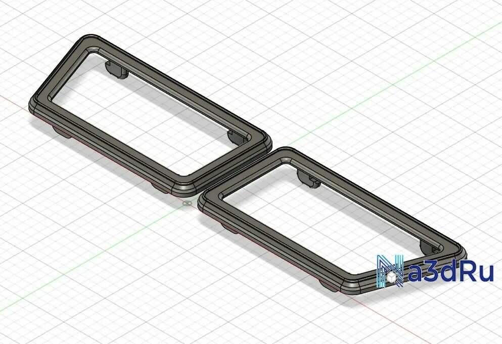 Рамка внутренней дверной ручки VW Golf 2, Polo, Passat B2, T4 OEM 321837247 / 321837248