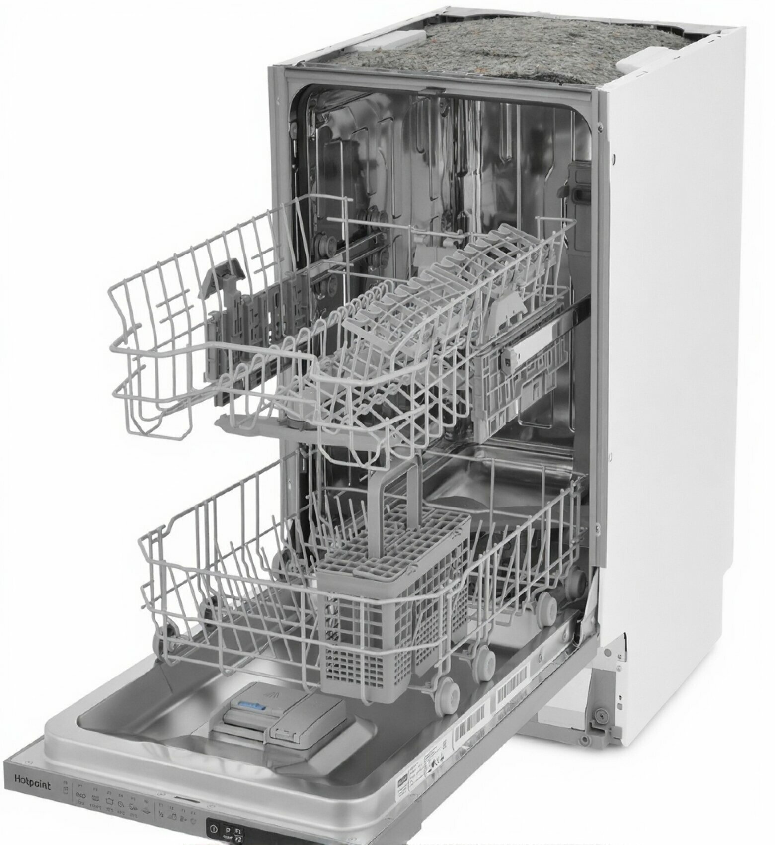 Посудомоечная машина Hotpoint His 1C69, 45 см, защита от протечек — фото 1