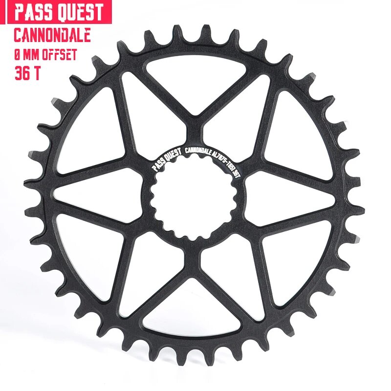 Звездочка Pass Quest Cannondale 8mm Offset 36T