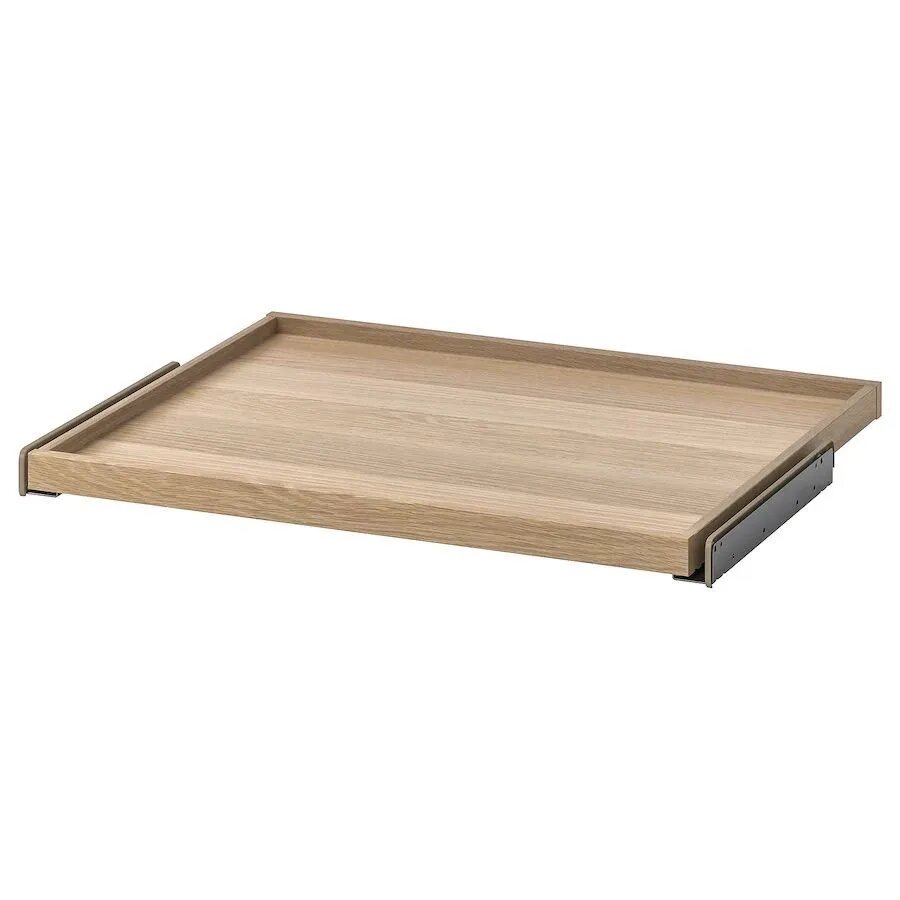 Выдвижная полка Ikea KOMPLEMENT 71.1х56.3х3.5 см, беленый дуб, 1 шт.
