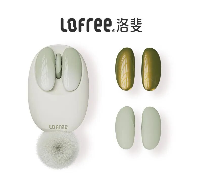LOFREE OE904 Беспроводная мышь Bluetooth 3200 DPI эргономичная, Blue